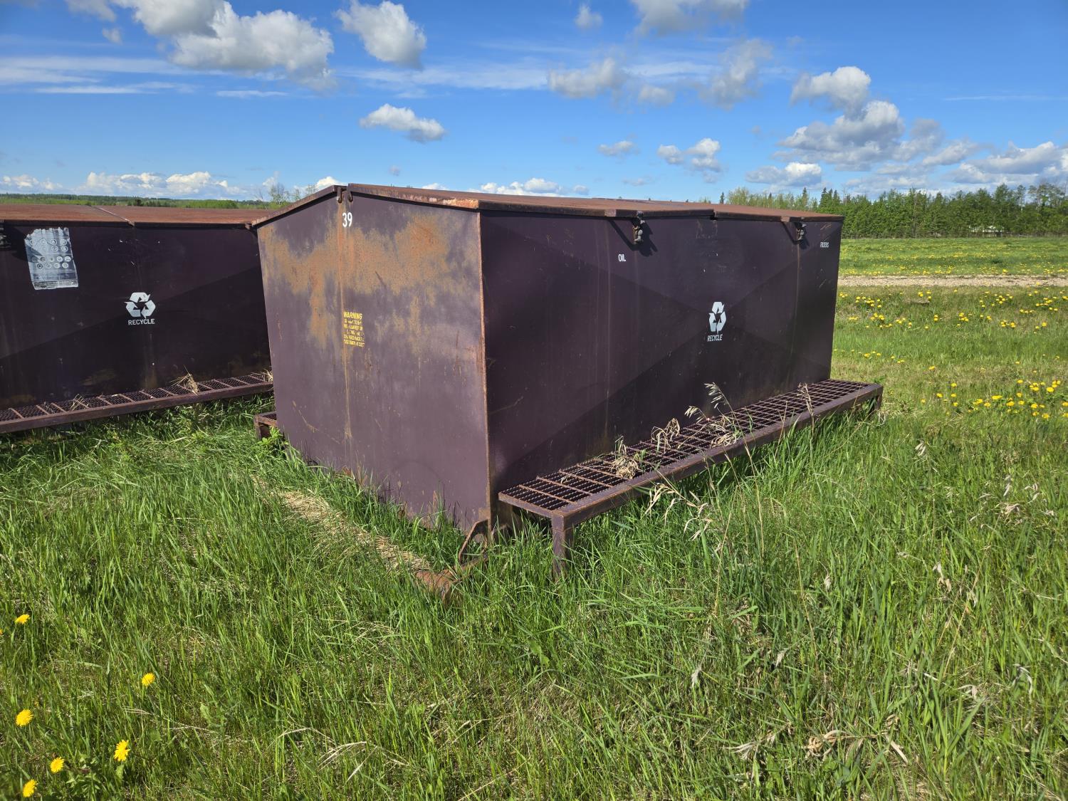 Secondary Containment Oil and Filter Bin [24FO08001-065]