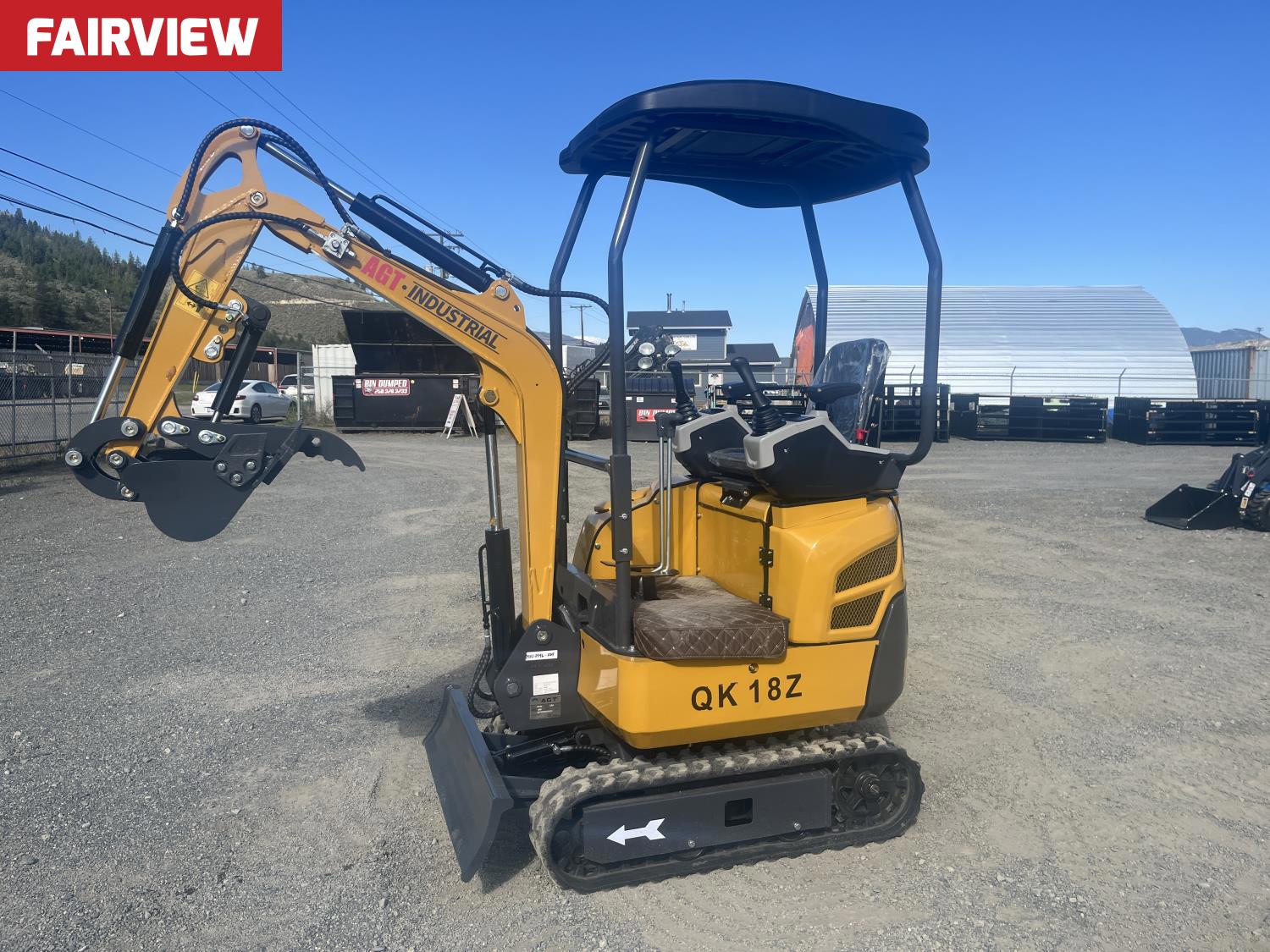 2025 AGT QK18Z Mini Excavator (Unused) [25IE13996-013] | Team Auctions