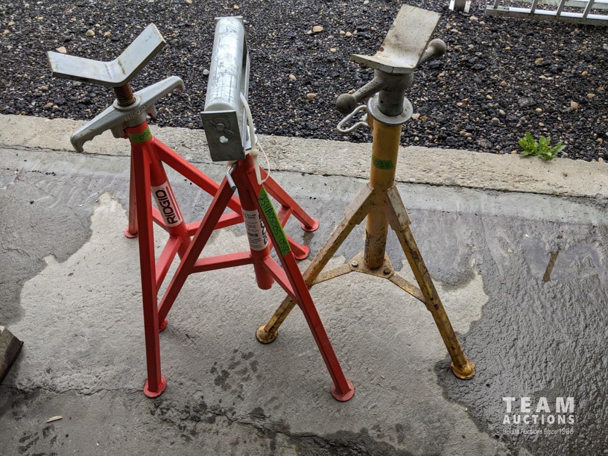 Sumner Pipe Stand, Ridgid Pipe Stand and Ridgid Pipe Roller [23HA05005 ...