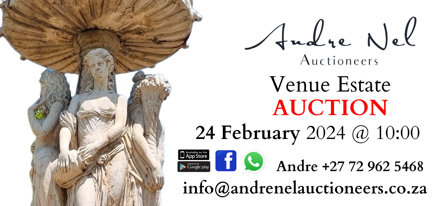 Venue Estate Auction - 24 February 2024 | André Nel Auctioneers