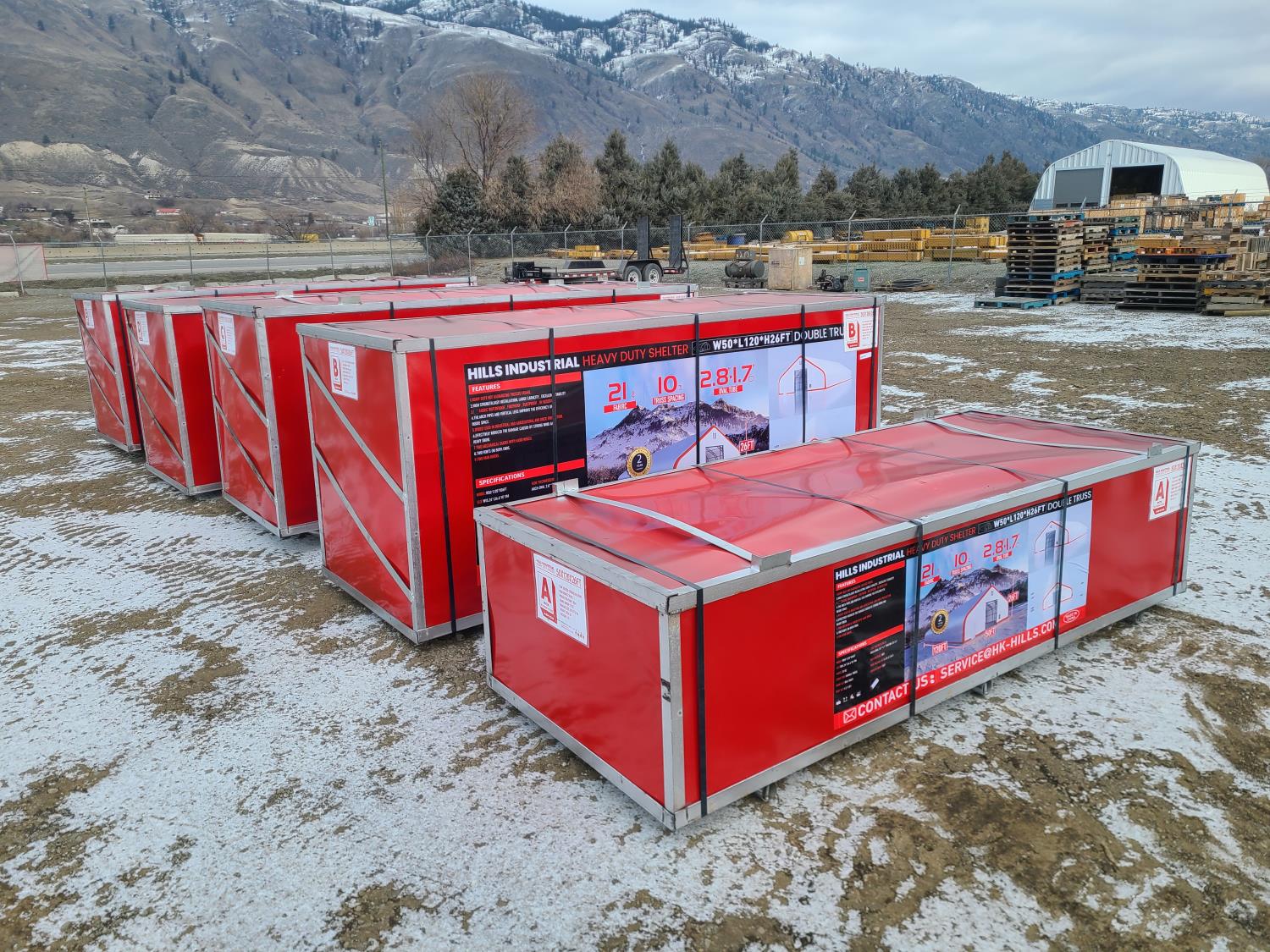Hills Industrial 50 Ft W X 120 Ft L X 26 Ft H Heavy Duty Shelter ...