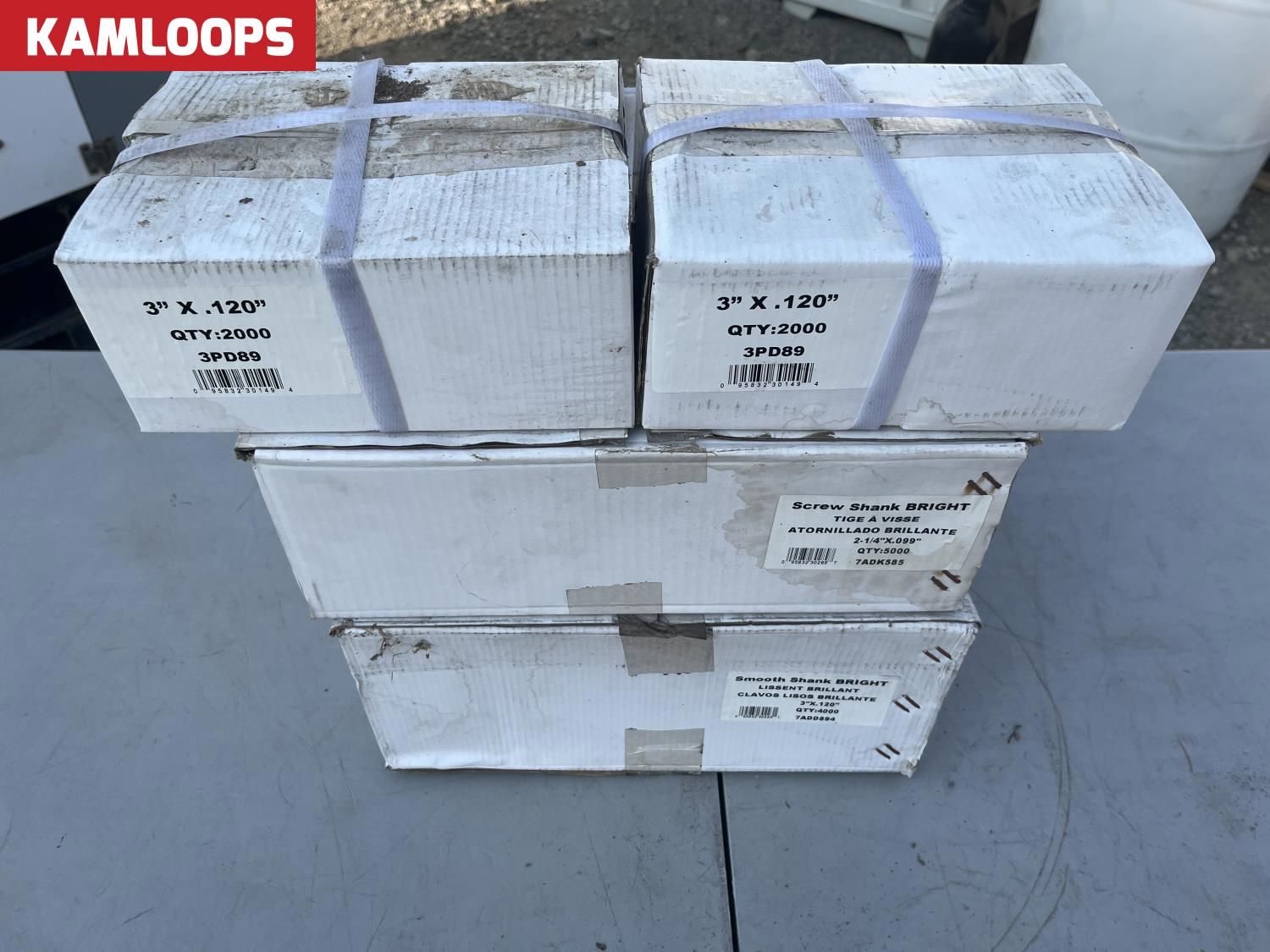 (4) Boxes Coil Nails (Unused) [25IB32995-020] | Team Auctions