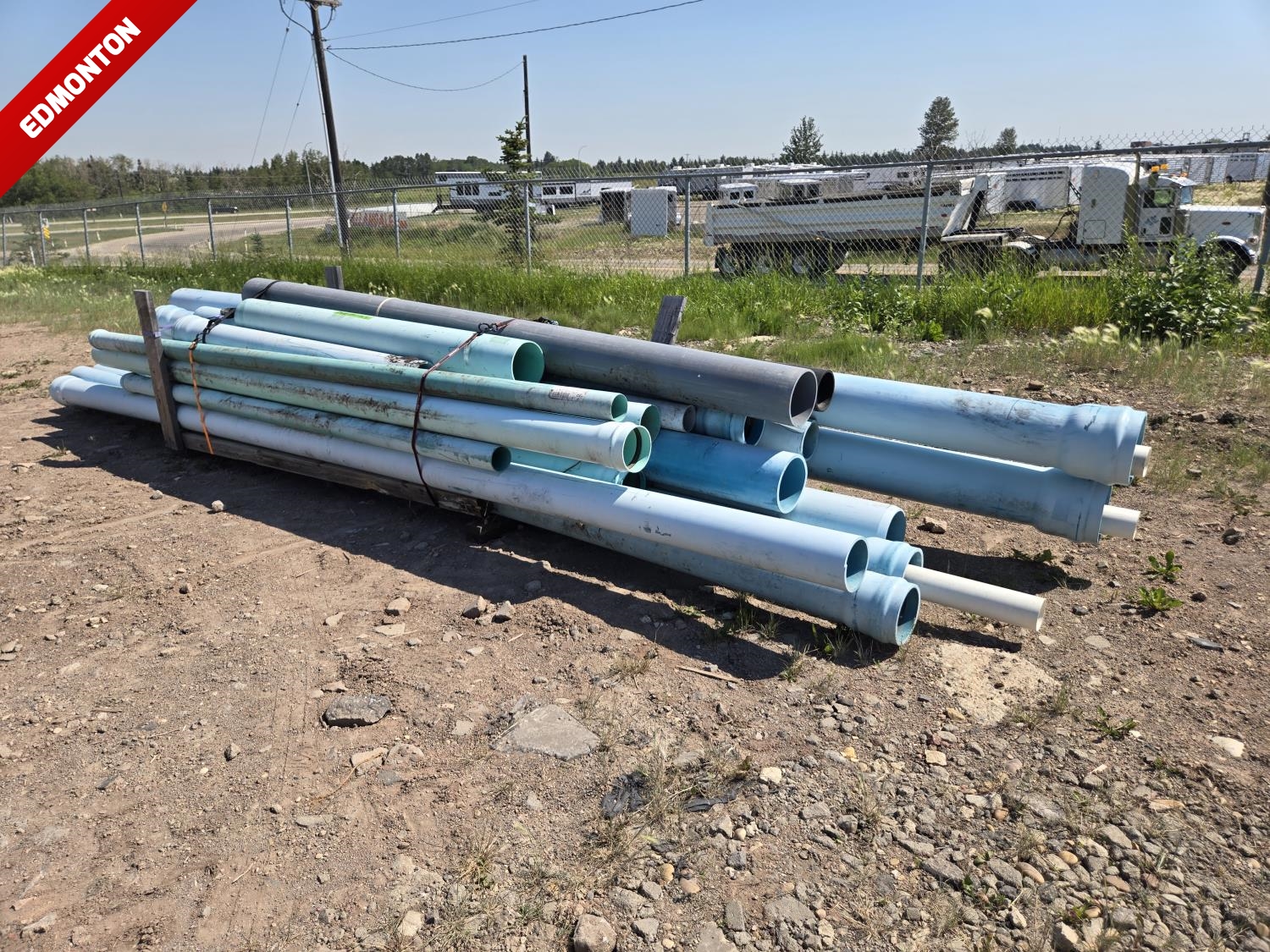 Quantity of 4 Inch to 8 Inch Blue Sewer Pipe [24HE18011-003] | Team ...