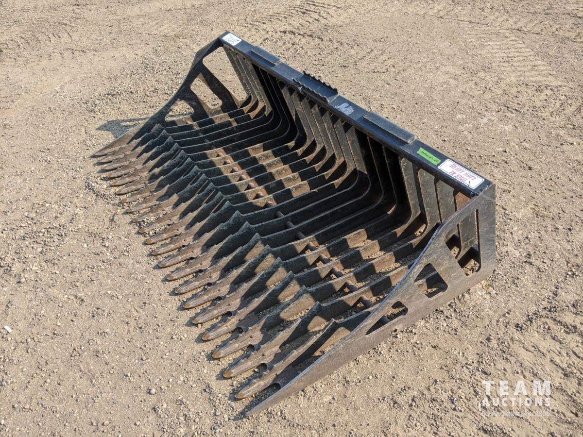 Stout 72 Inch Rock Skeleton Bucket - Skid Steer Attachment [23FD05013 ...