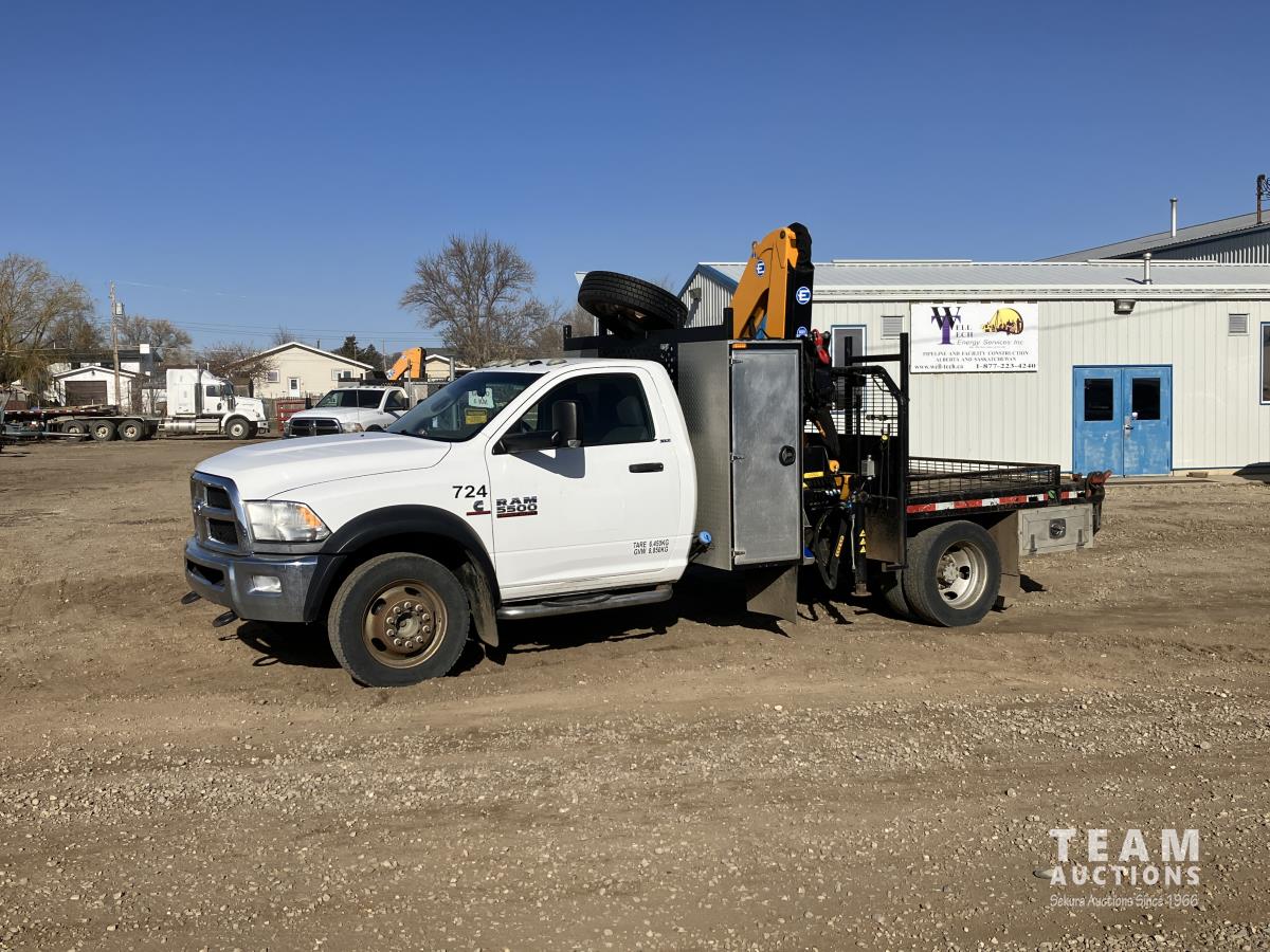 2014 Dodge Ram 5500 4X4 Dually Regular Cab Boom Truck [23EH02001-002 ...