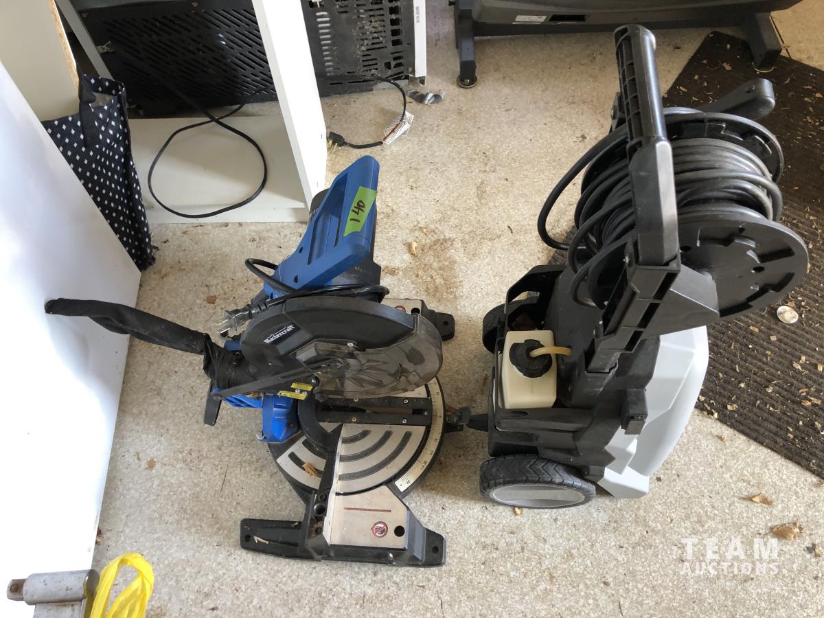 1800 PSI Electric Pressure Washer, Mastercraft 8 Inch Mitre Saw ...