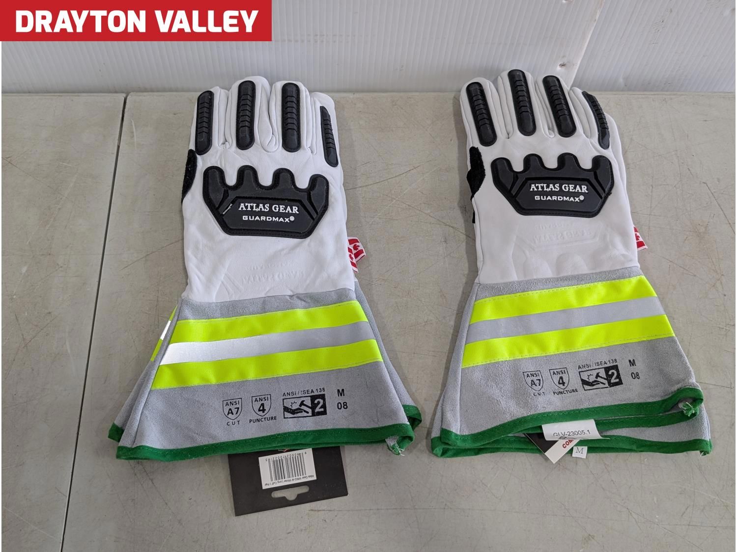 (2) Pairs of Atlas Gear Guardmax Gloves - Size Medium (Unused ...