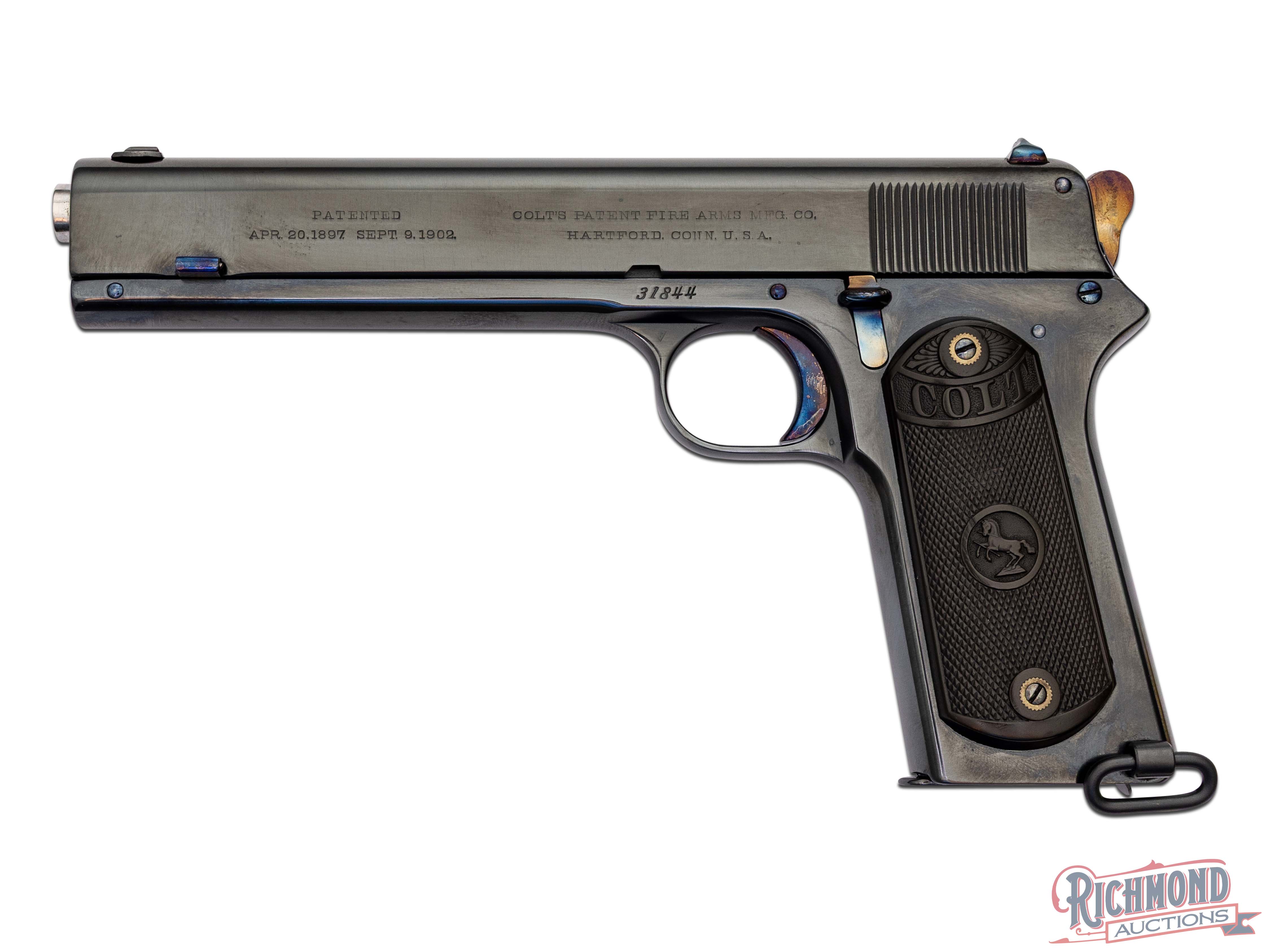 1909 Colt Model of 1902 Military Upgraded .38 Automatic Pistol ...