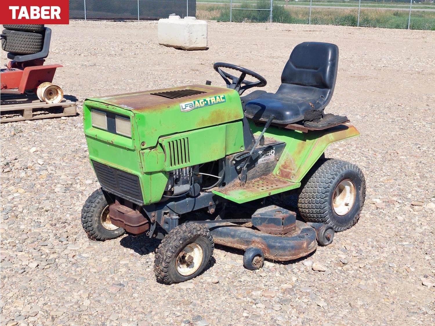 UFA Ag Trac 46 Inch Ride On Lawn Mower (Inoperable) [25IG02016-006] | Team Auctions
