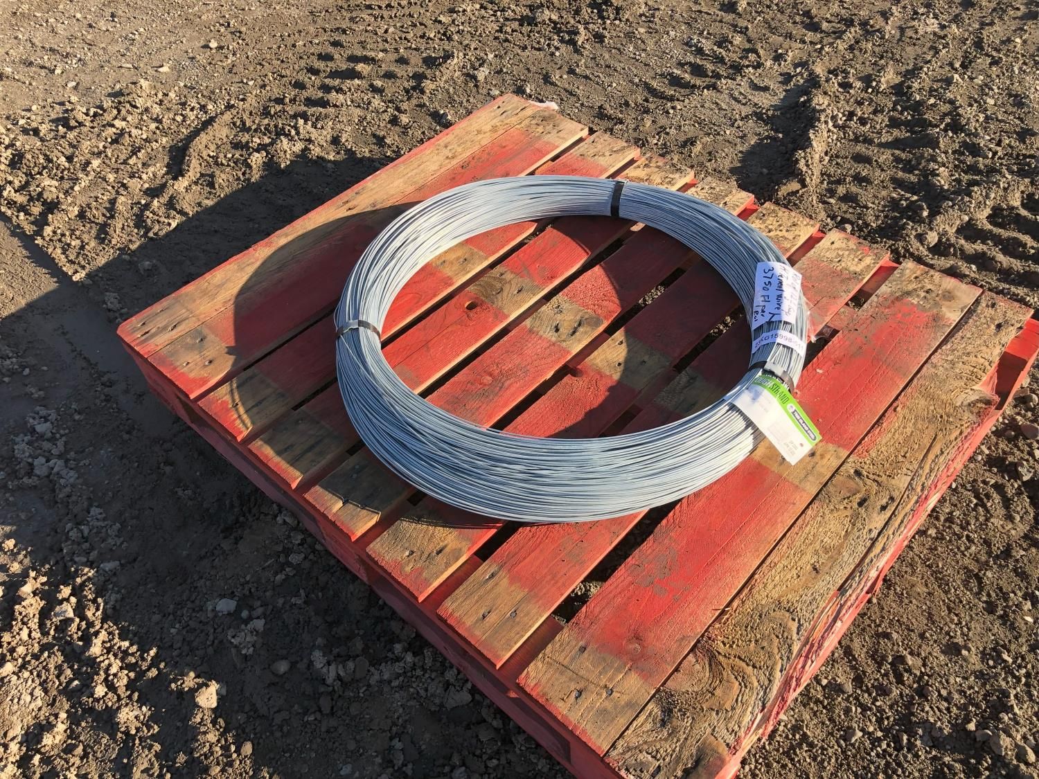 Roll of 12.5Ga Galvanized High Tension Wire (Unused) [24CE15998-041 ...
