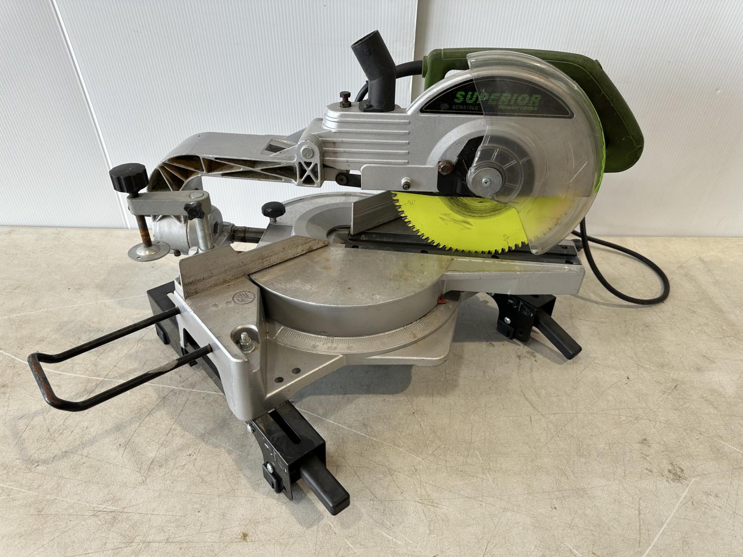 Superior Power Tools 10 Inch Sliding Compound Miter Saw [24GG10025-008 ...