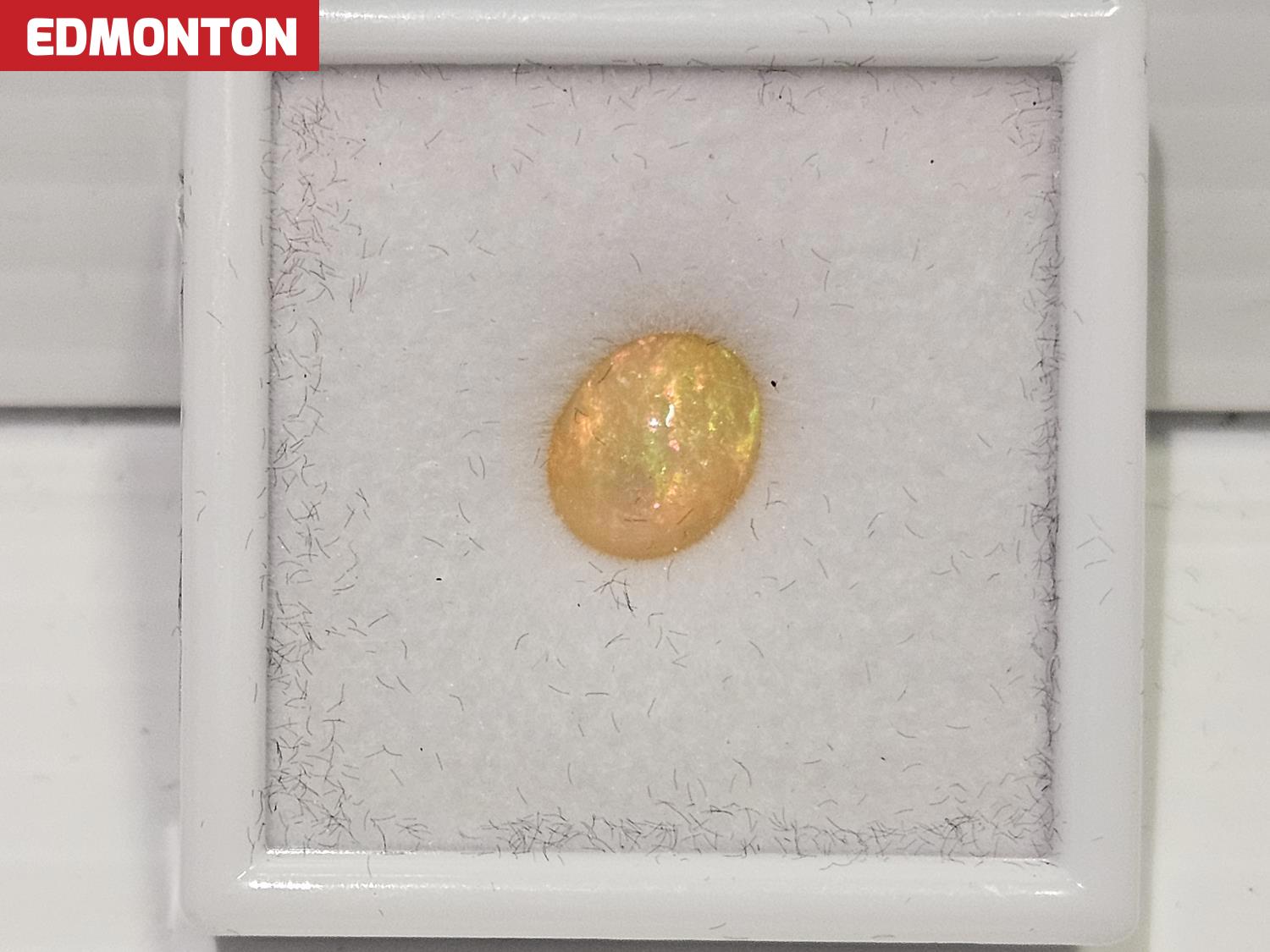 Smartlife 2.1 Ct Natural White Fire Opal, Oval Cabochon Cut (Unused ...