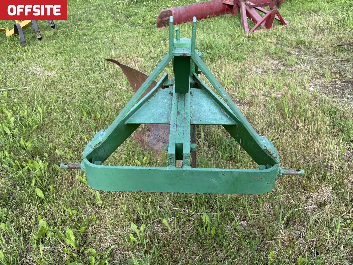 3 Point Single Bottom Plow [25IB32006-037] | Team Auctions