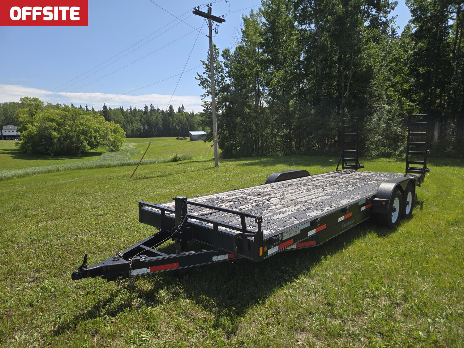 2012 Rainbow Excursion 22 Ft T/A Flat Deck Trailer [25GJ05002-014 ...
