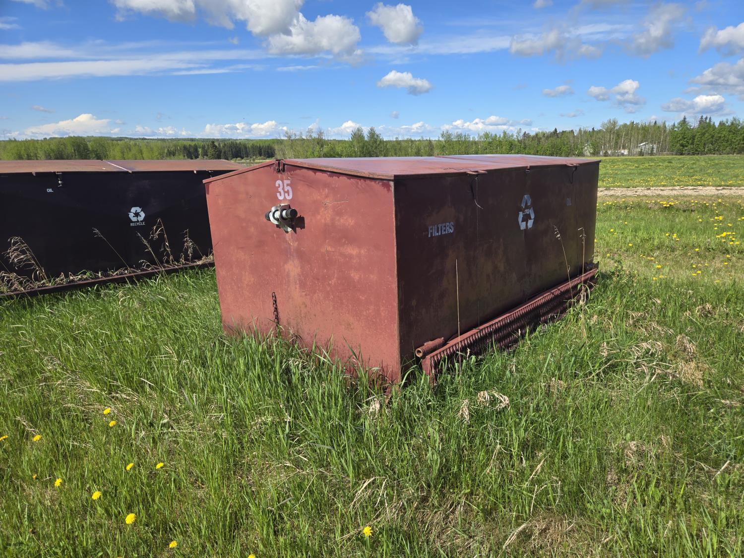 Secondary Containment Oil and Filter Bin [24FO08001-061] | Team Auctions