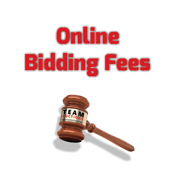 ONLINE BIDDING FEES | Team Auctions