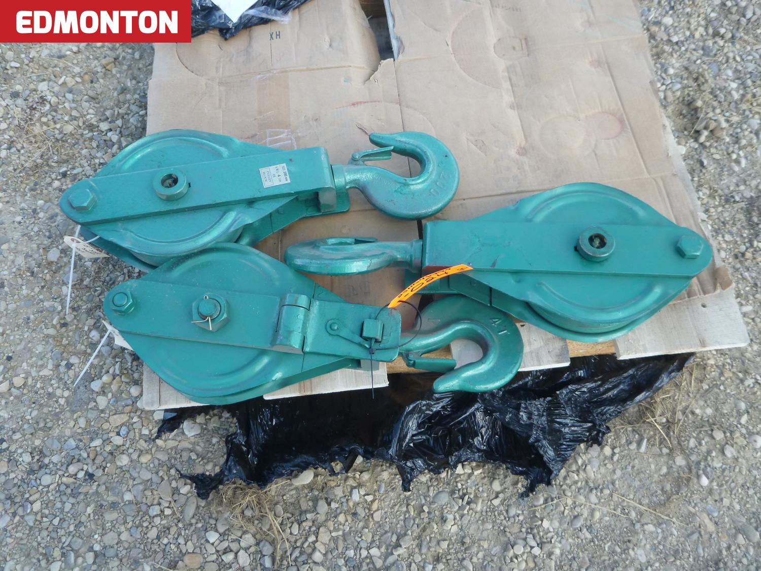 (3) 4 Ton 8 Inch Single Snatch Blocks with Hook [25HD48799-024] | Team ...