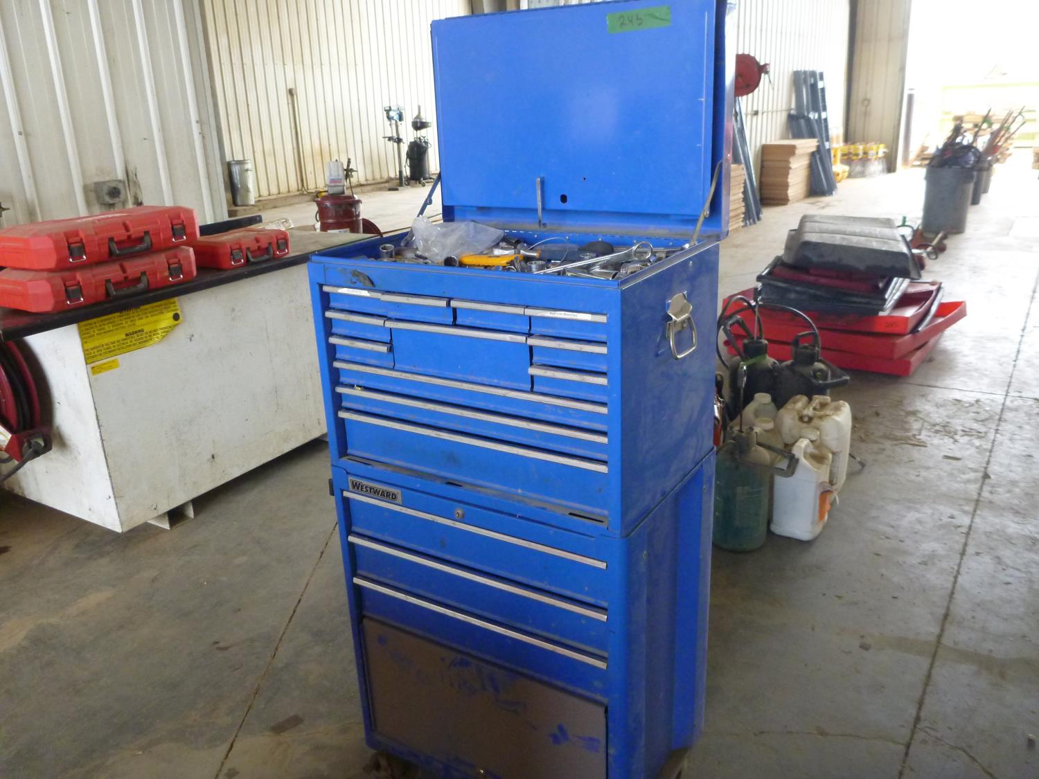 Westward Rolling Tool Box with Misc Tools [25GG44001-243] | Team Auctions