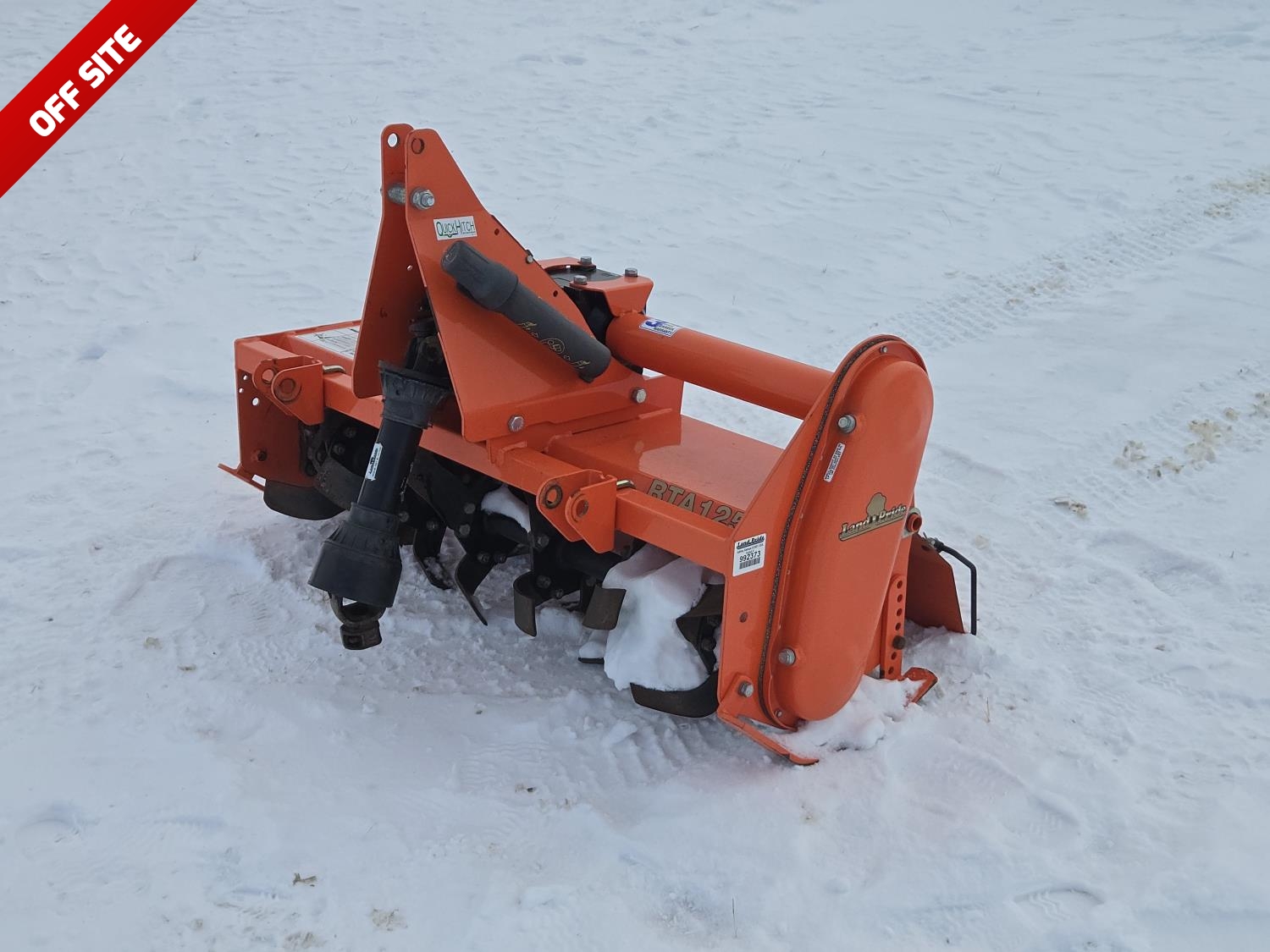 Land Pride RTA125 48 Inch 3 PT Hitch Rototiller [25BF44002-023] | Team ...
