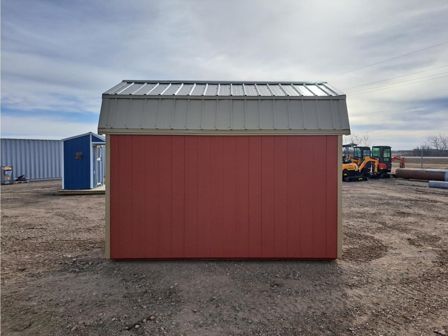 8X12 Ft Hip Roof Storage Shed (Unused) [24DB06010-001] | Team Auctions