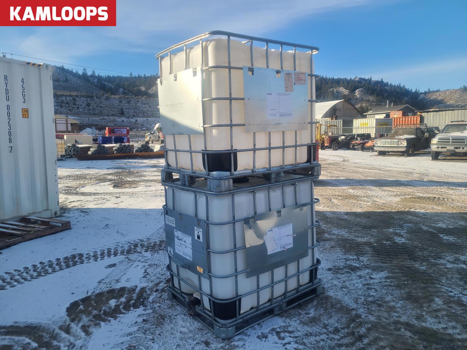 (2) 1040 Liter Plastic Totes [25EC32995-001] | Team Auctions