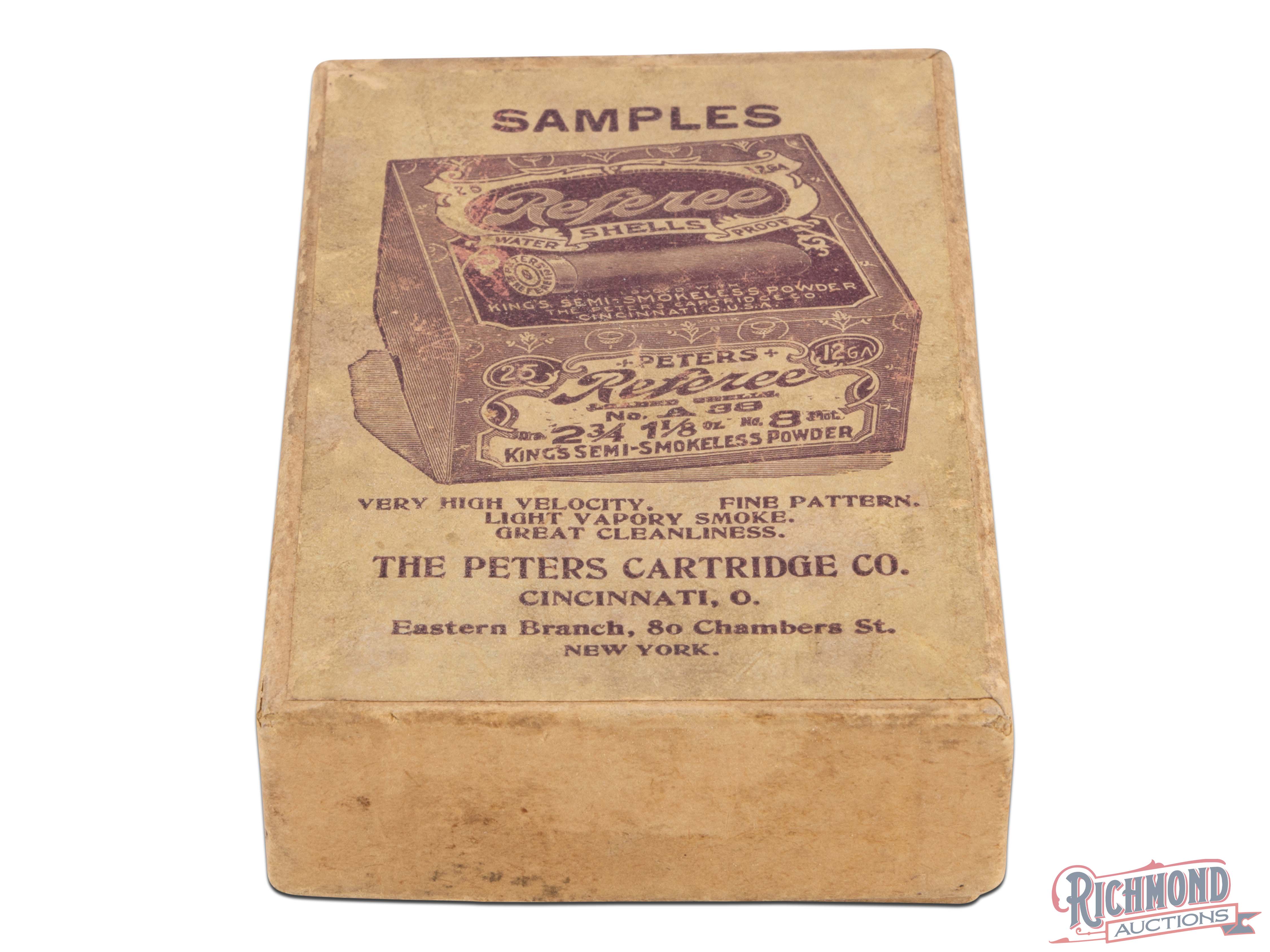 Rare Peters Cartridge Company 5 Round 12 Gauge Referee Salesman Sample ...