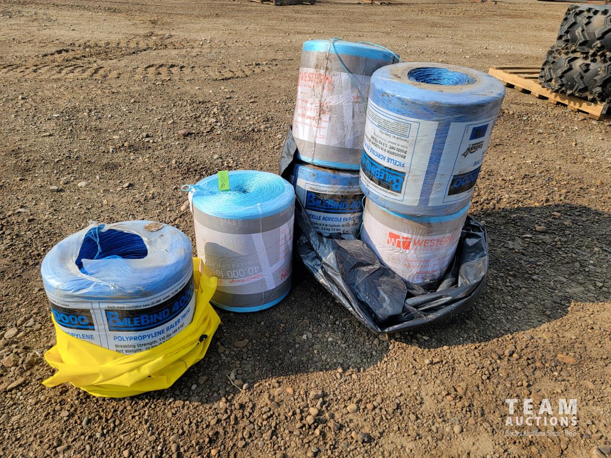 (6) Rolls of Baler Twine [23GC10032-002] | Team Auctions