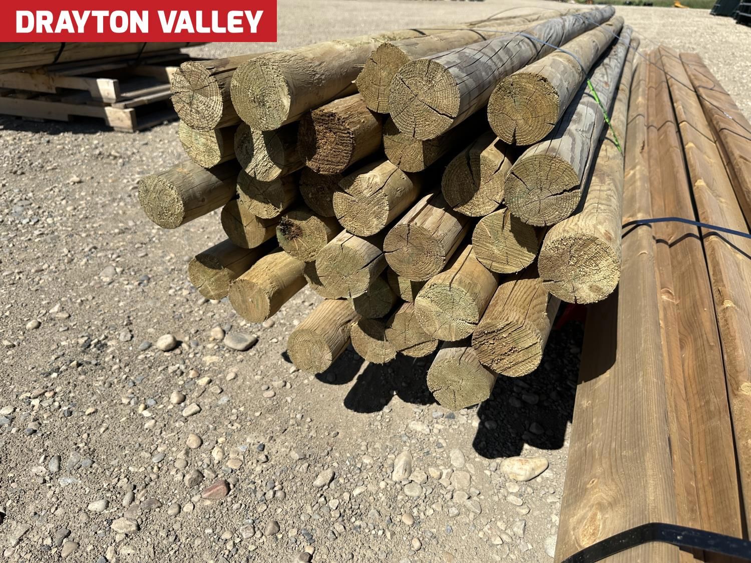 (32±) 3 Inch X 12 Ft Dowel Rails and (13±) 5 Inch X 1 Inch X 16 Ft ...