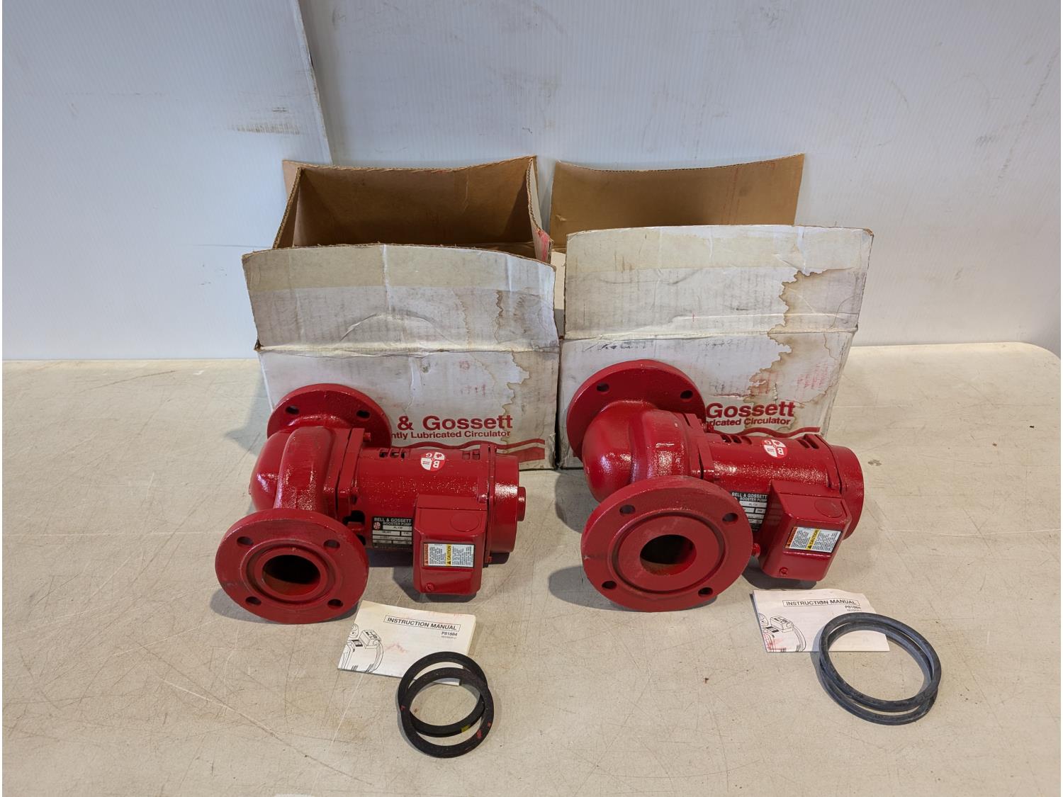 (2) Bell & Gossett PL-130 Booster Pumps (Unused) [24IG05001-039] | Team ...