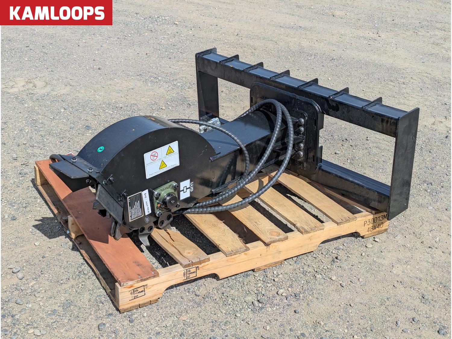 GIYI SG45 Hydraulic Stump Grinder - Skid Steer Attachment (Unused ...