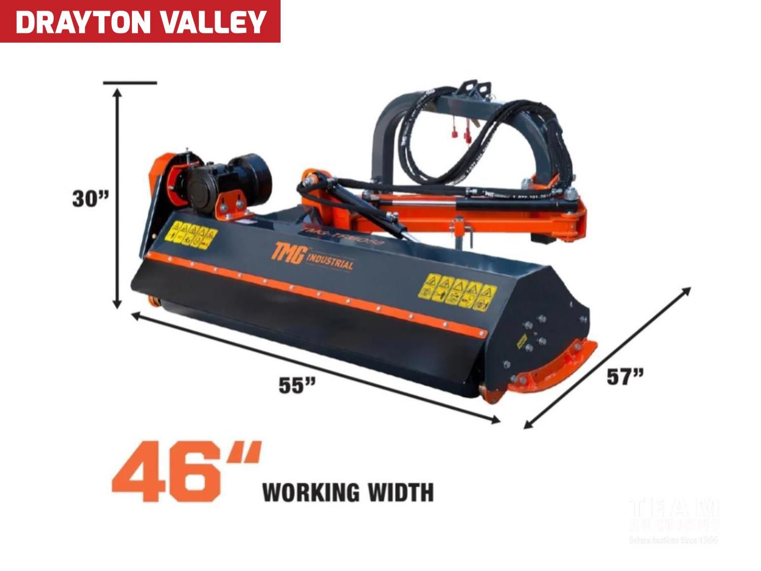 StanForge TFM050 50 Inch Offset Ditch Bank Flail Mower - Tractor ...