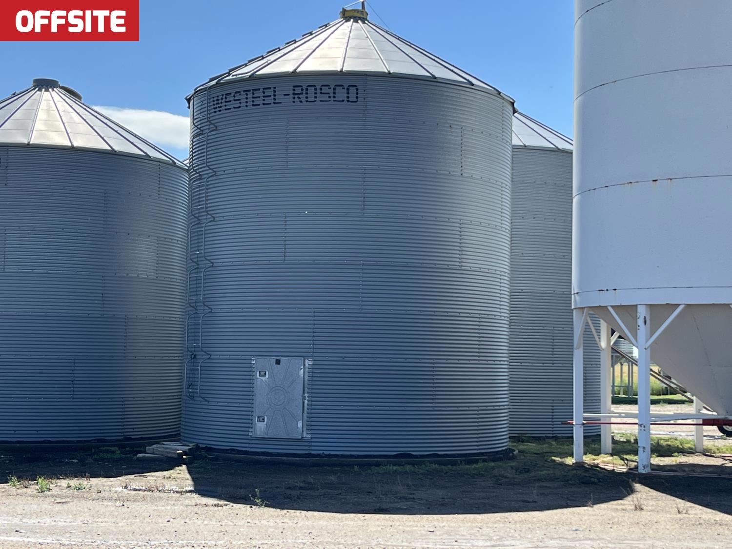 Westeel Rosco 19 Ft 8 Ring Flat Bottom Bin [25IG02047-001] | Team Auctions
