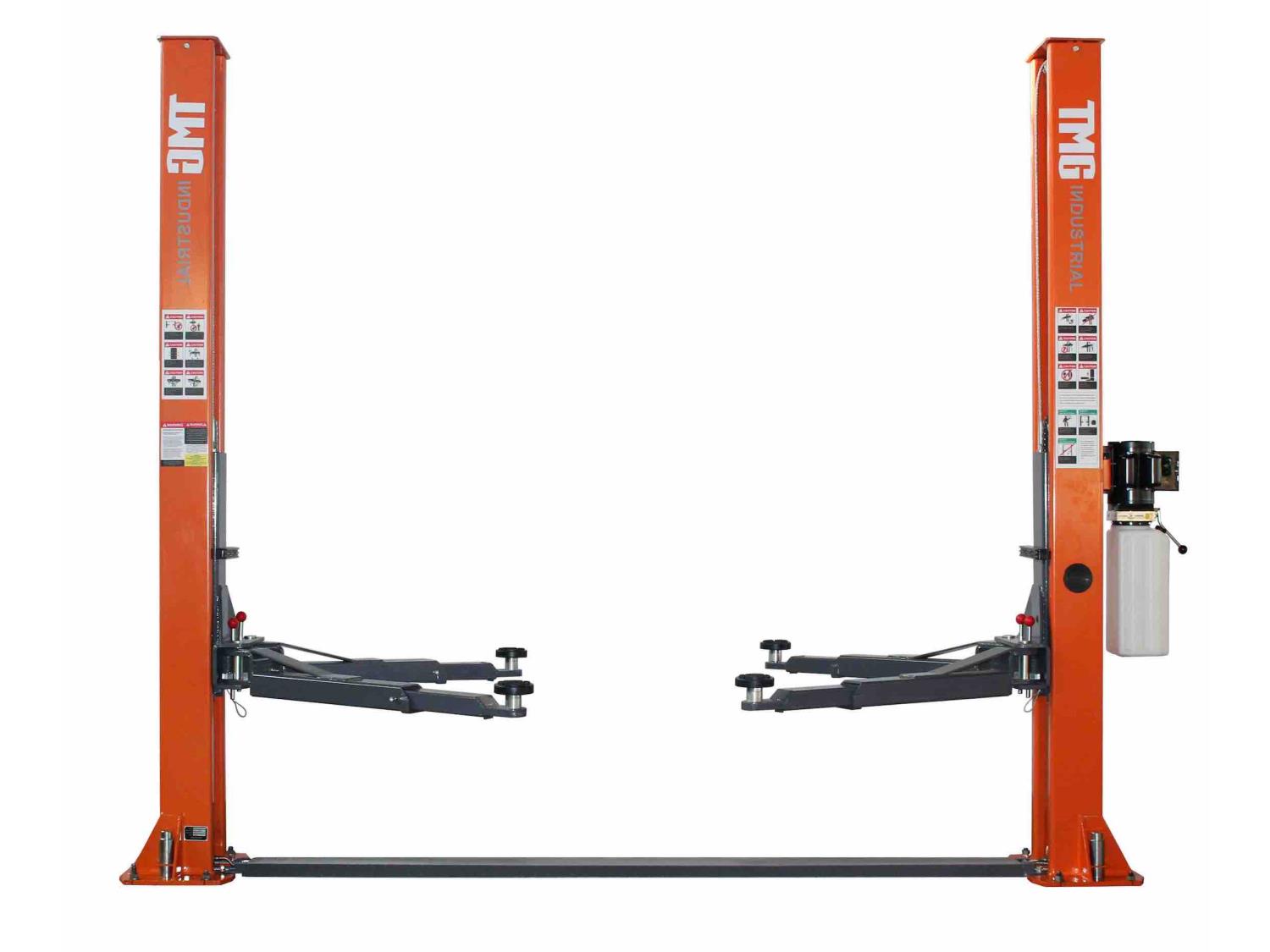 TMG Industrial TMG-TPL45 10,000-lb Two Post Floor Plate Auto Lift ...