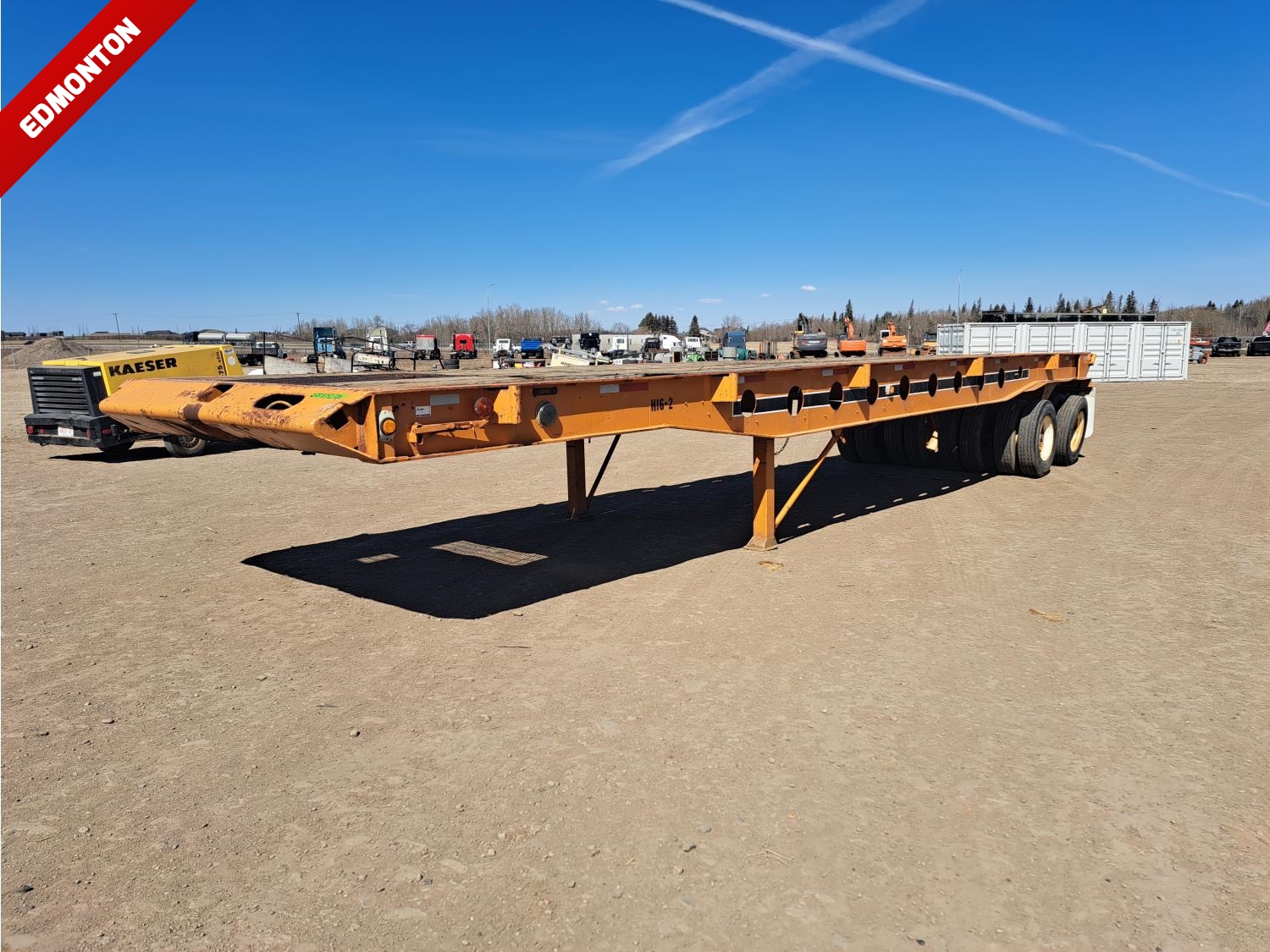 1981 Columbia 42 Ft 16 Wheel Oilfield Float Trailer [24DF18792-006 ...
