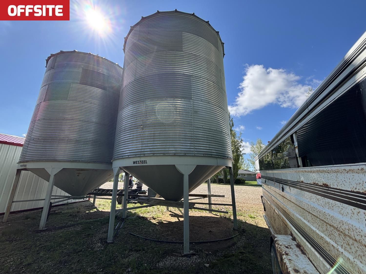 Westeel-Rosco 14 Ft 6 Ring Hopper Bin [25GC24016-006] | Team Auctions