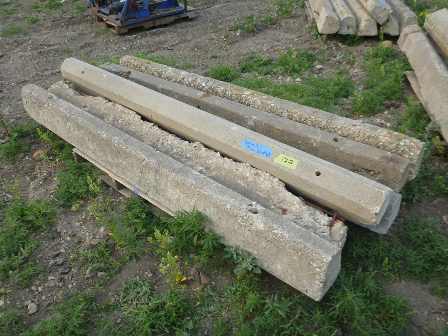 (6) 8 Ft Concrete Curbs [25FM44001-177] | Team Auctions