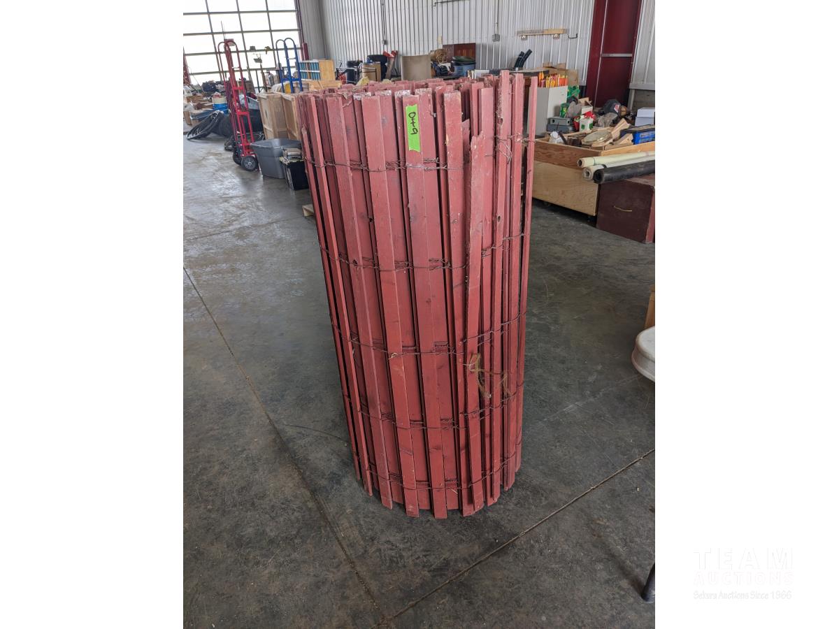 48 Inch Wooden Snow Fence [23EI05001-049] | Team Auctions