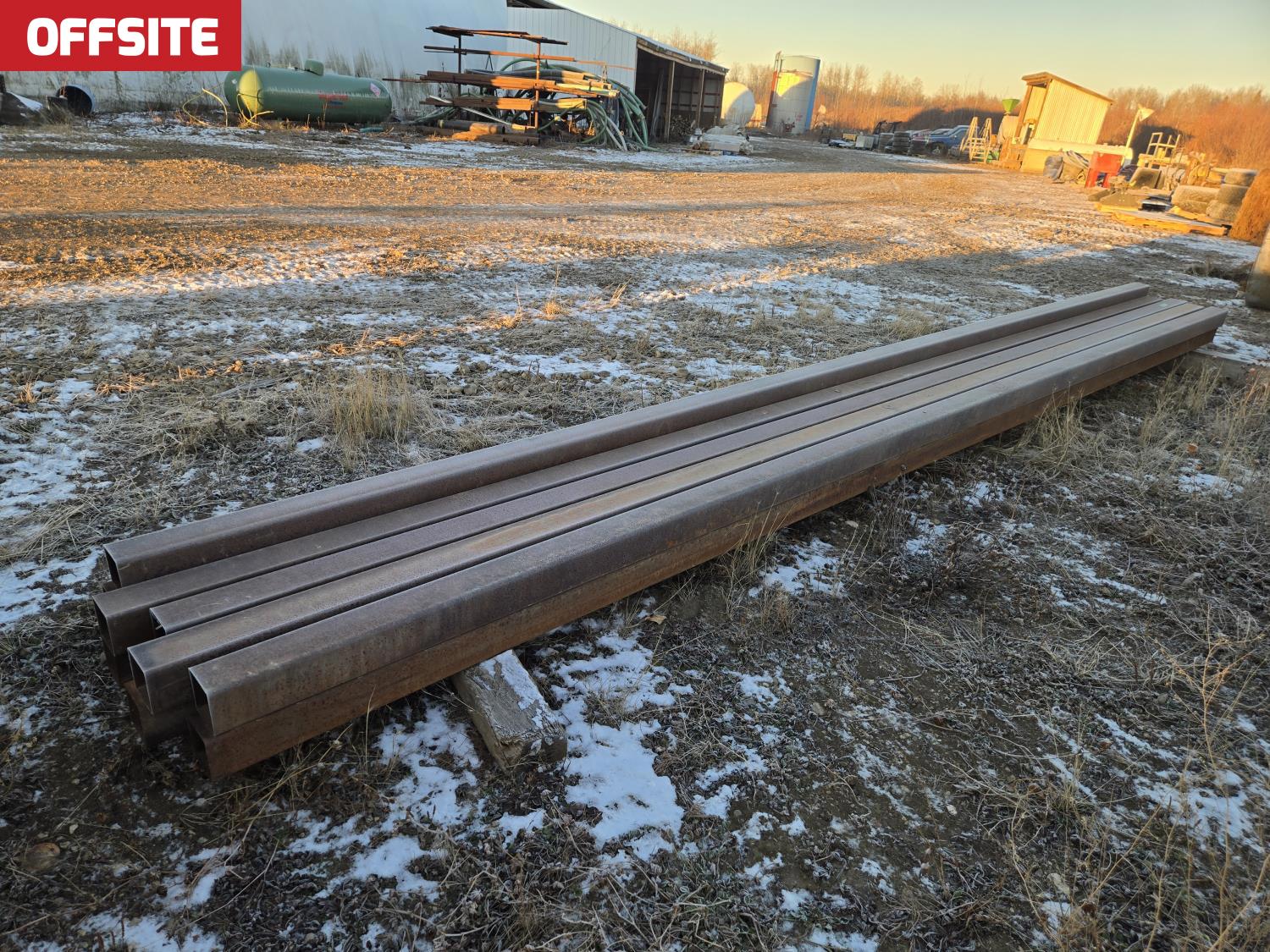 (10) 4X4 X 20 Ft Square Tubing, (1) 2X4 X 20 Inch Rectangular Tubing ...