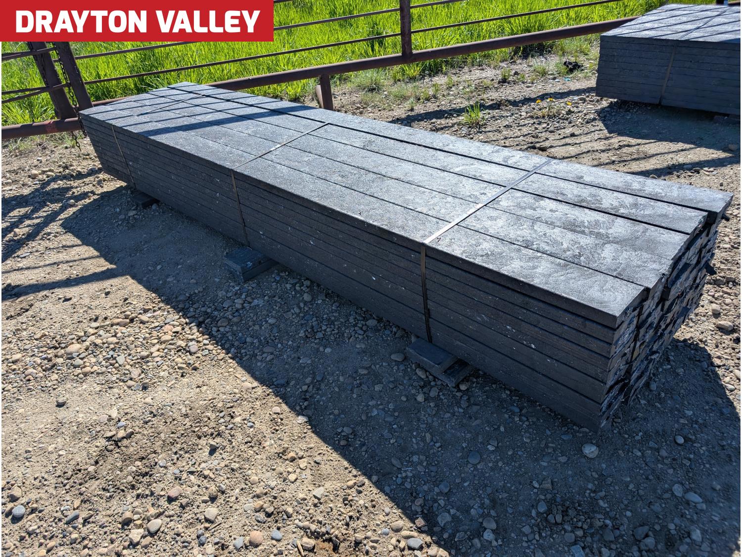 (50) 2 X 6 X 10 Ft Recycled Plastic Lumber Planks (Unused) [25FB44001 ...