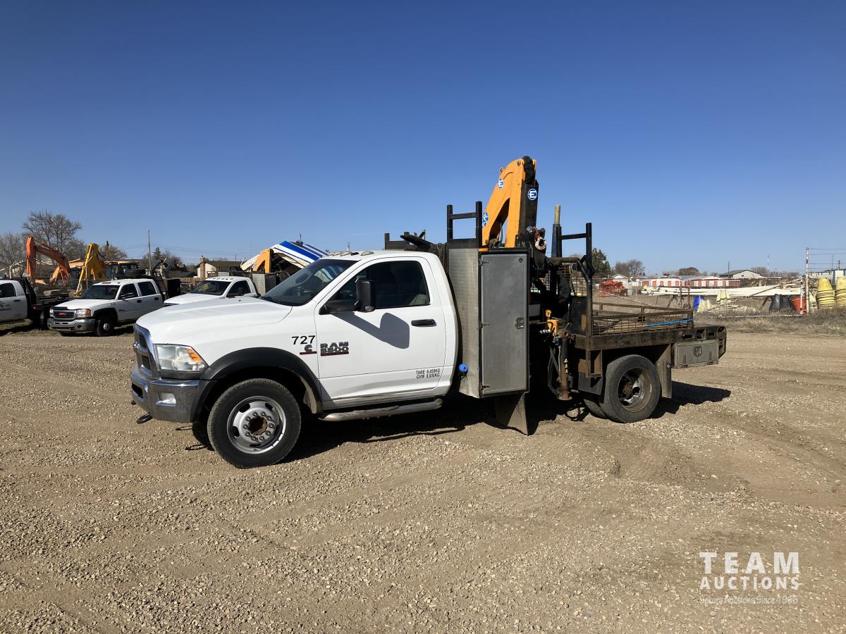 2015 Dodge Ram 5500 4X4 Dually Regular Cab Boom Truck [23EH02001-003 ...