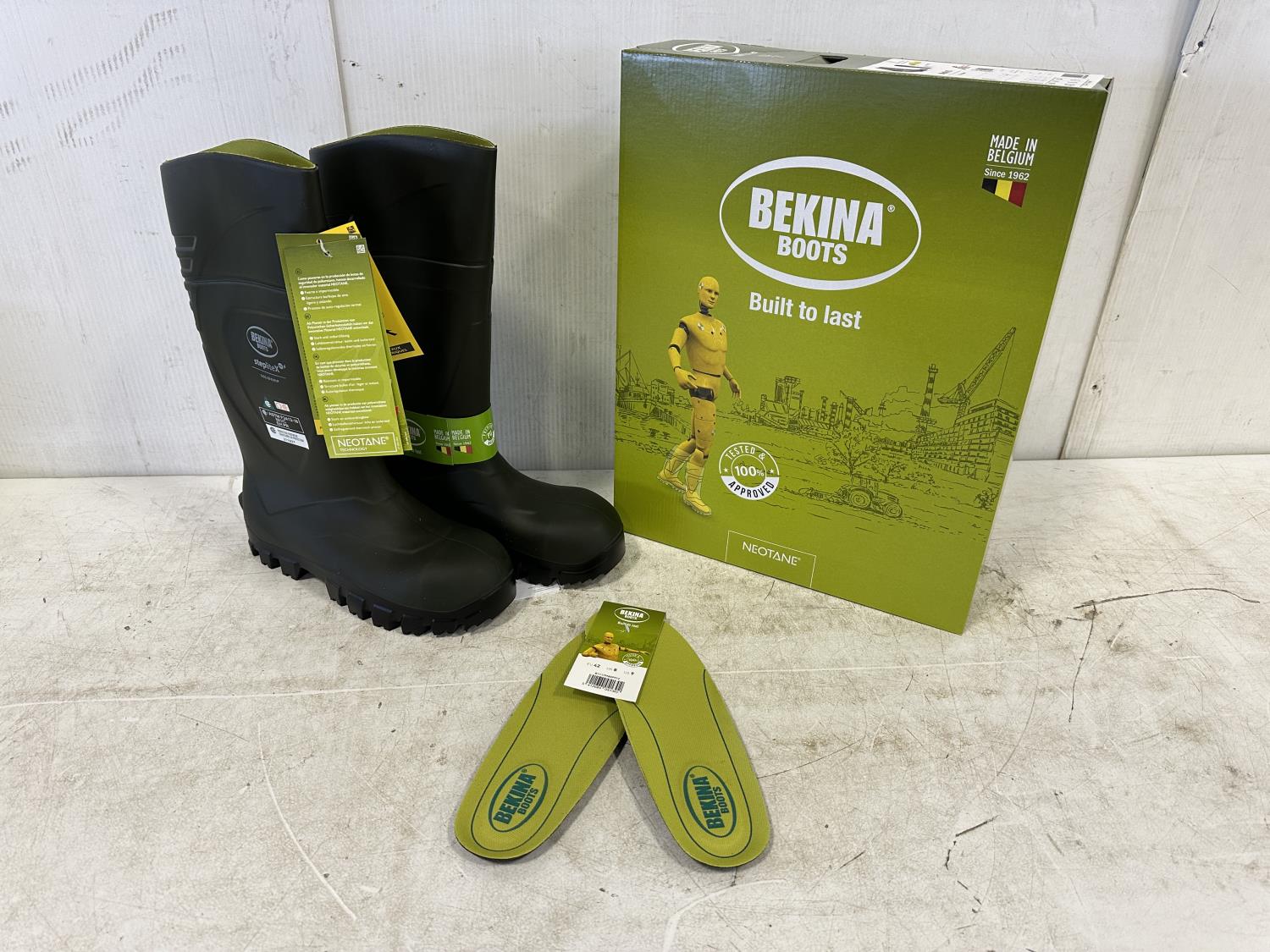 Bekina Steplite X Safety Boots - Size 9 (Unused) [25DC37990-219] | Team ...