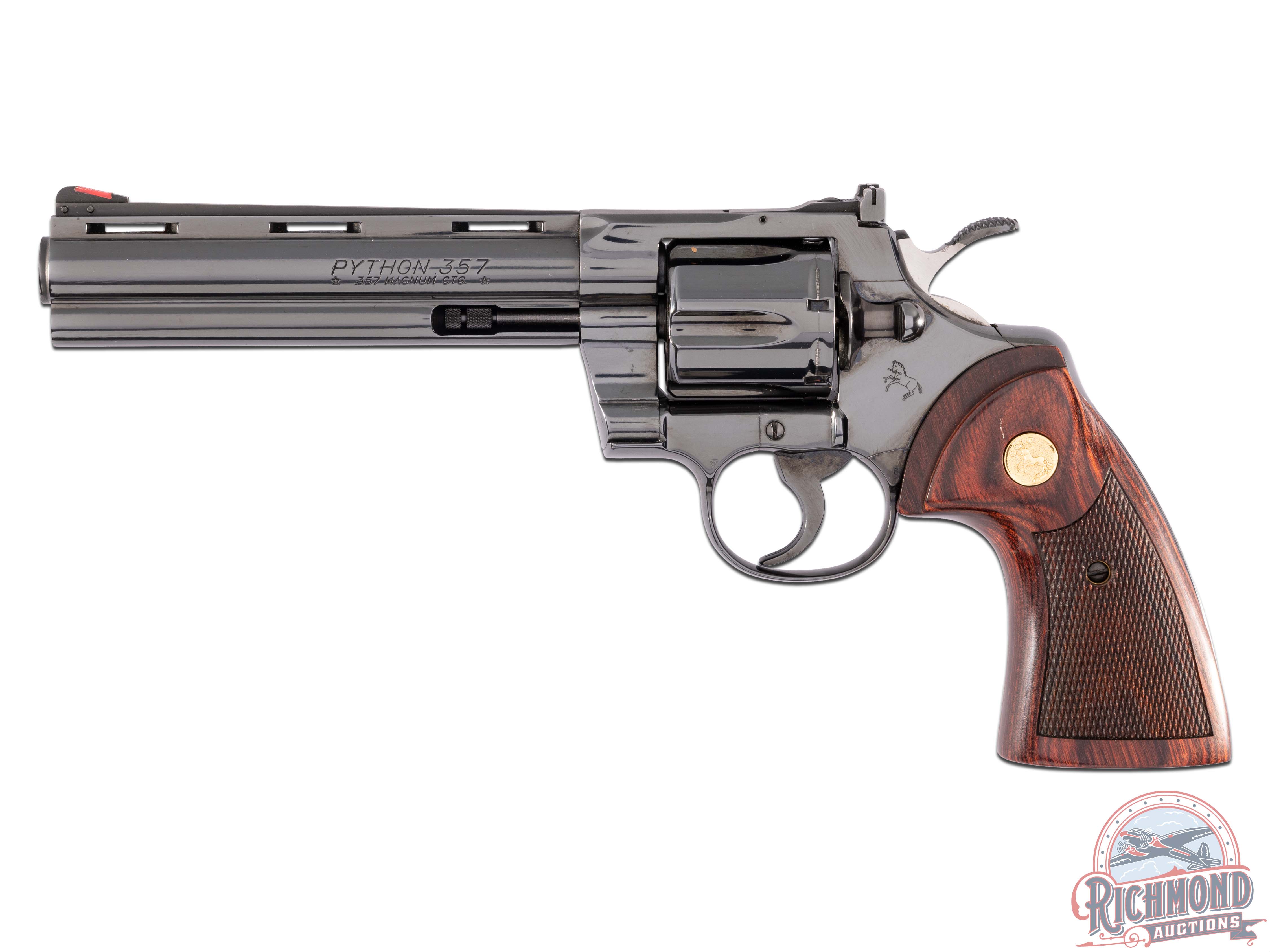 1982 Stunning Colt Python .357 Magnum Double Acton Revolver 6" Blued in ...