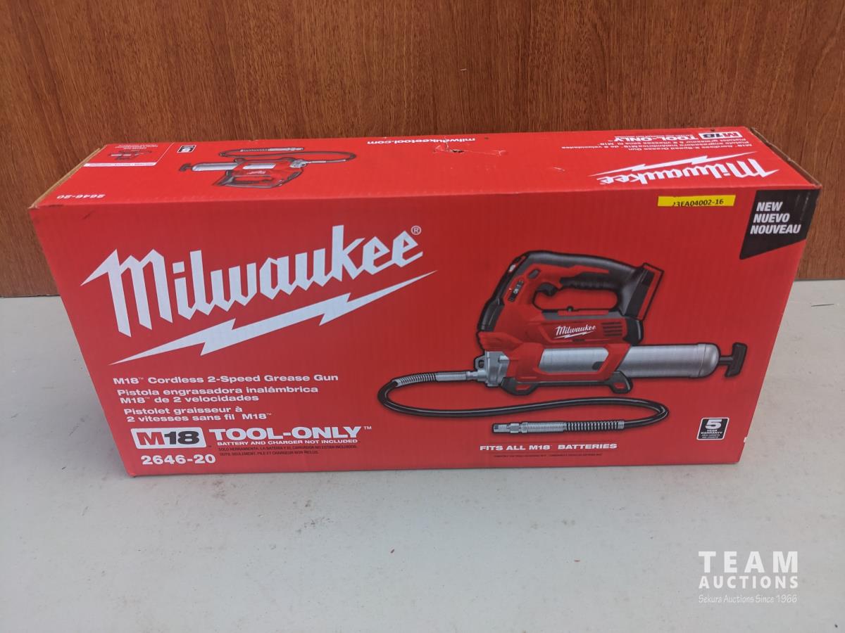 Milwaukee M18 Grease Gun (Unused) [23EA04002-016] | Team Auctions