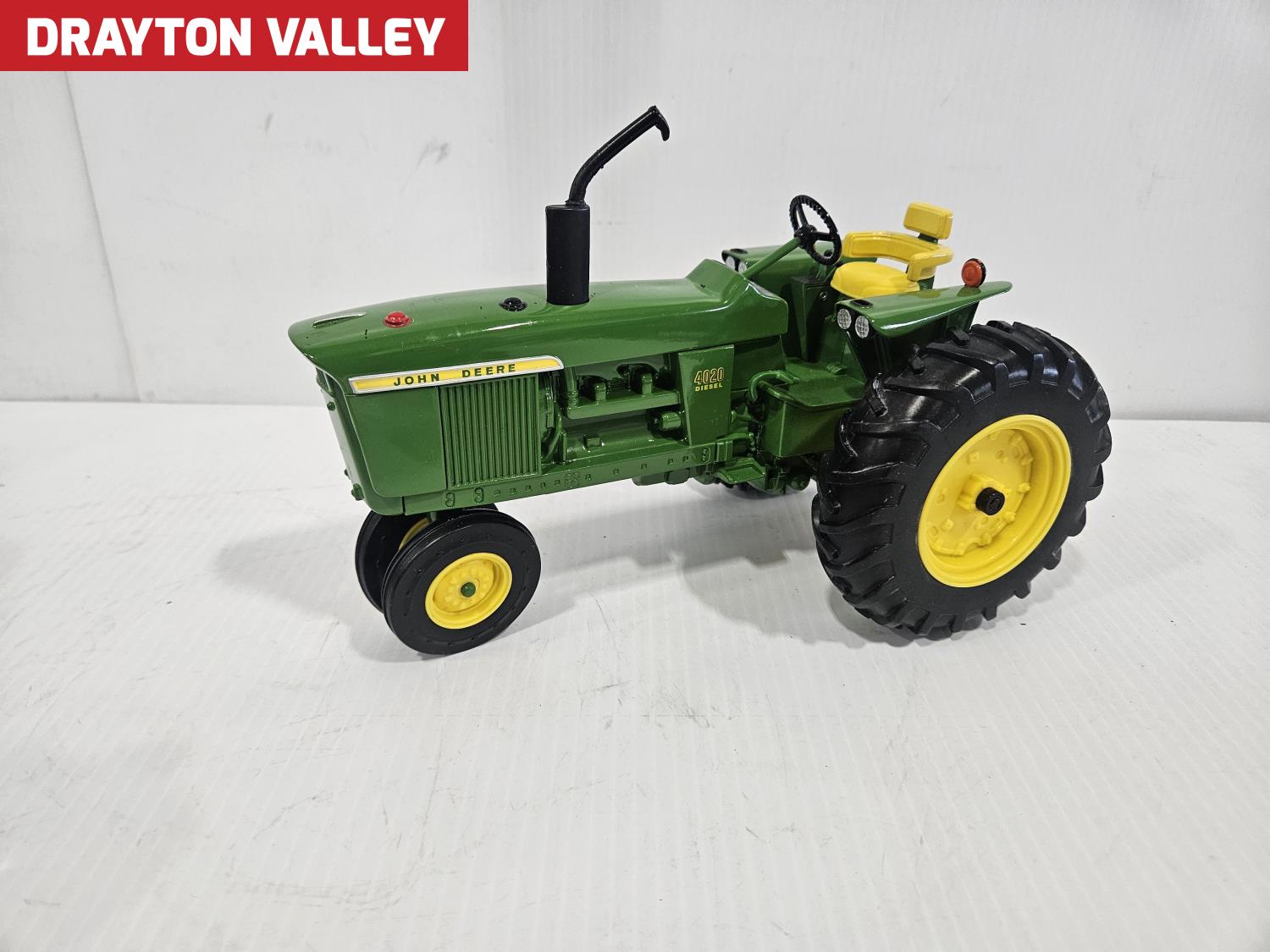 John Deere Restoration Model 4020 Diesel Tractor & Overhead Gantry with ...