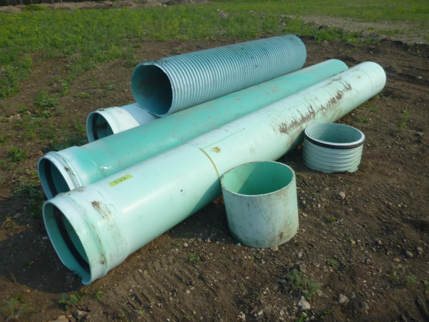 (4) 18 Inch PVC Pipe [25FM44001-562] | Team Auctions