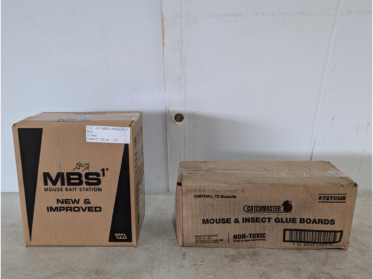 (12) Orkin MBS1 Mouse Bait Stations and (72) Catchmaster Mouse & Insect ...