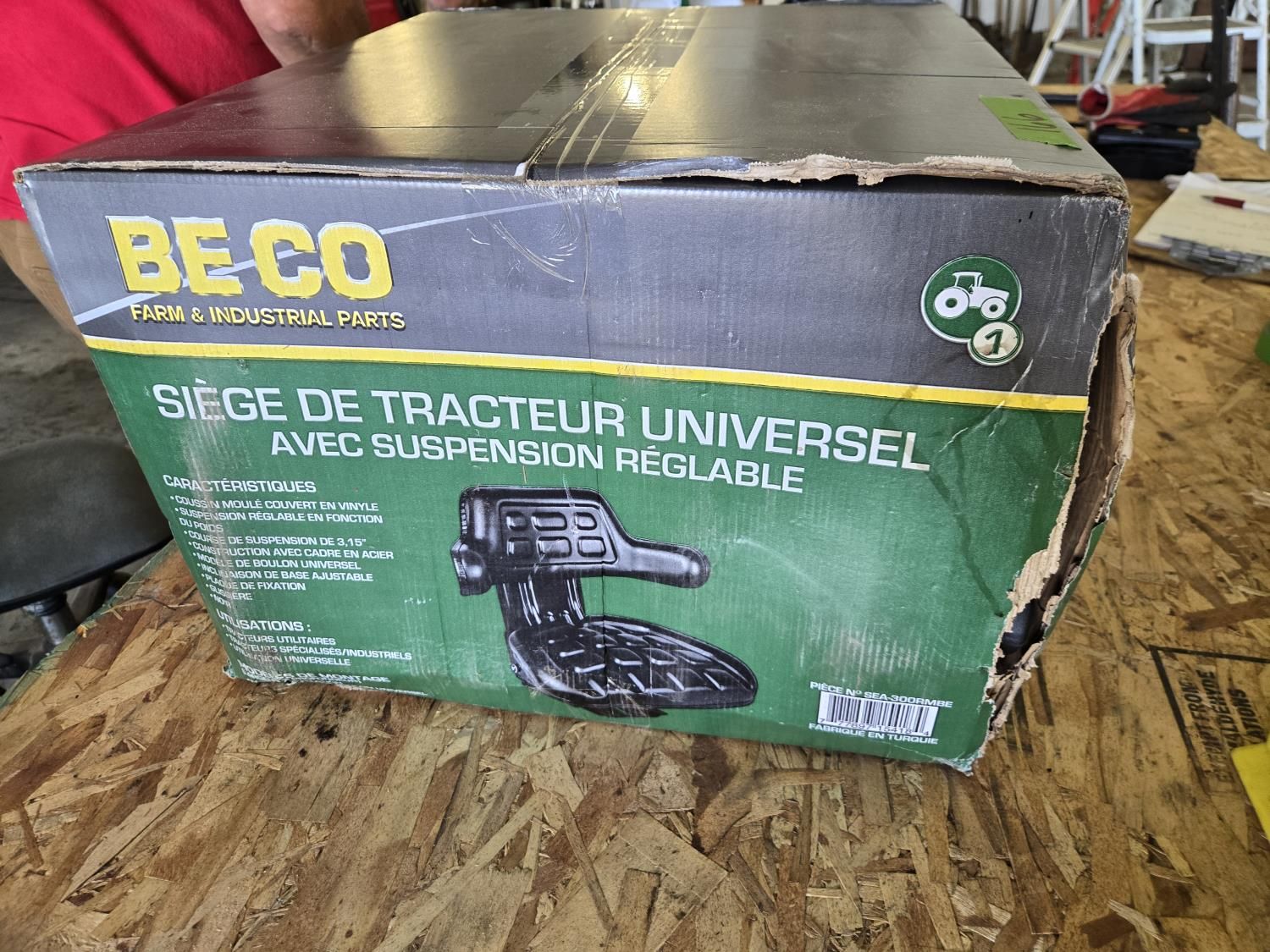 Beco Universal Tractor Seat (Unused) [25GJ05001-166] | Team Auctions