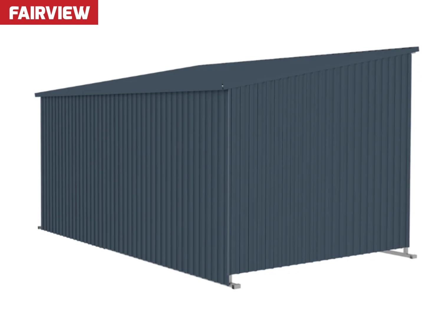 TMG Industrial MSL1220 12 Ft X 20 Ft Galvanized Metal Livestock Shed ...