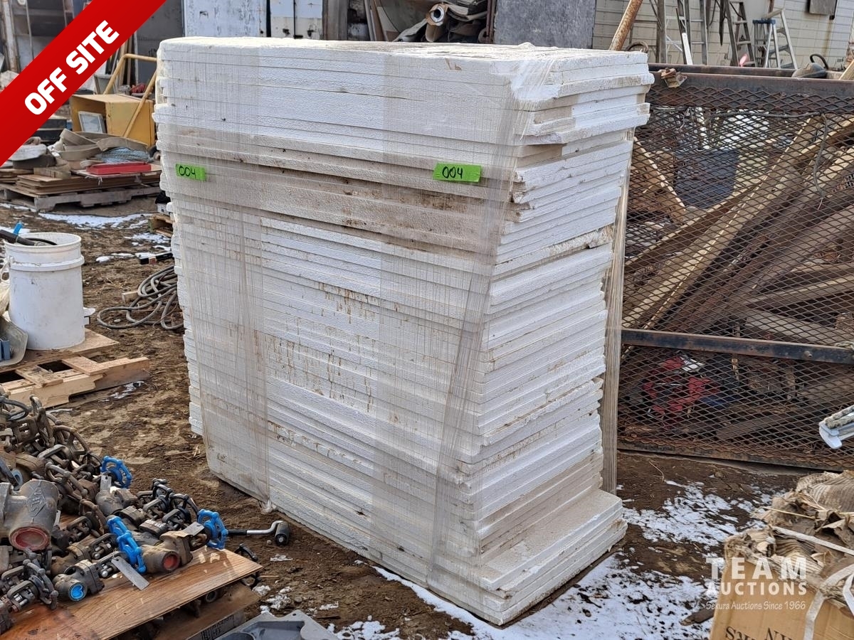 (50) Styrofoam Insulation Panels 2 Ft X 4 Ft X 1 Inch [23LC18992-004 ...