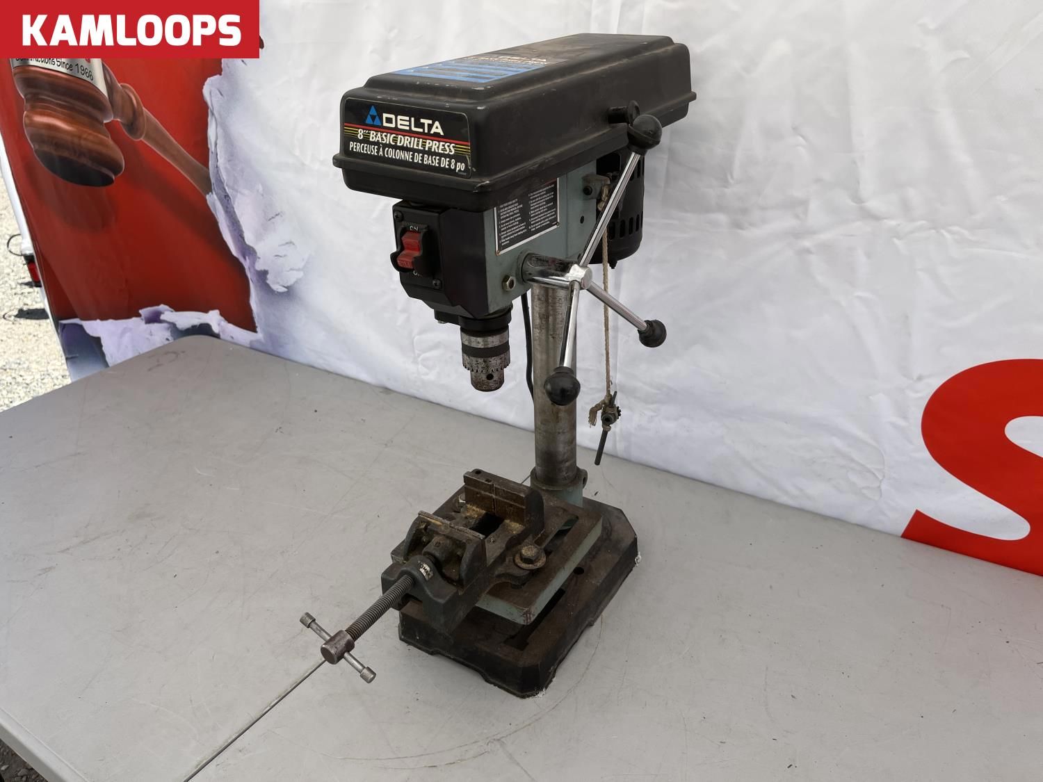 DELTA 8 Inch Drill Press [25IC32003-061] | Team Auctions